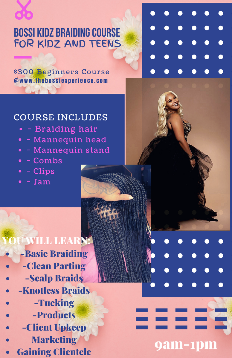 Kids Beginner Braiding Course – The Bossi Experience